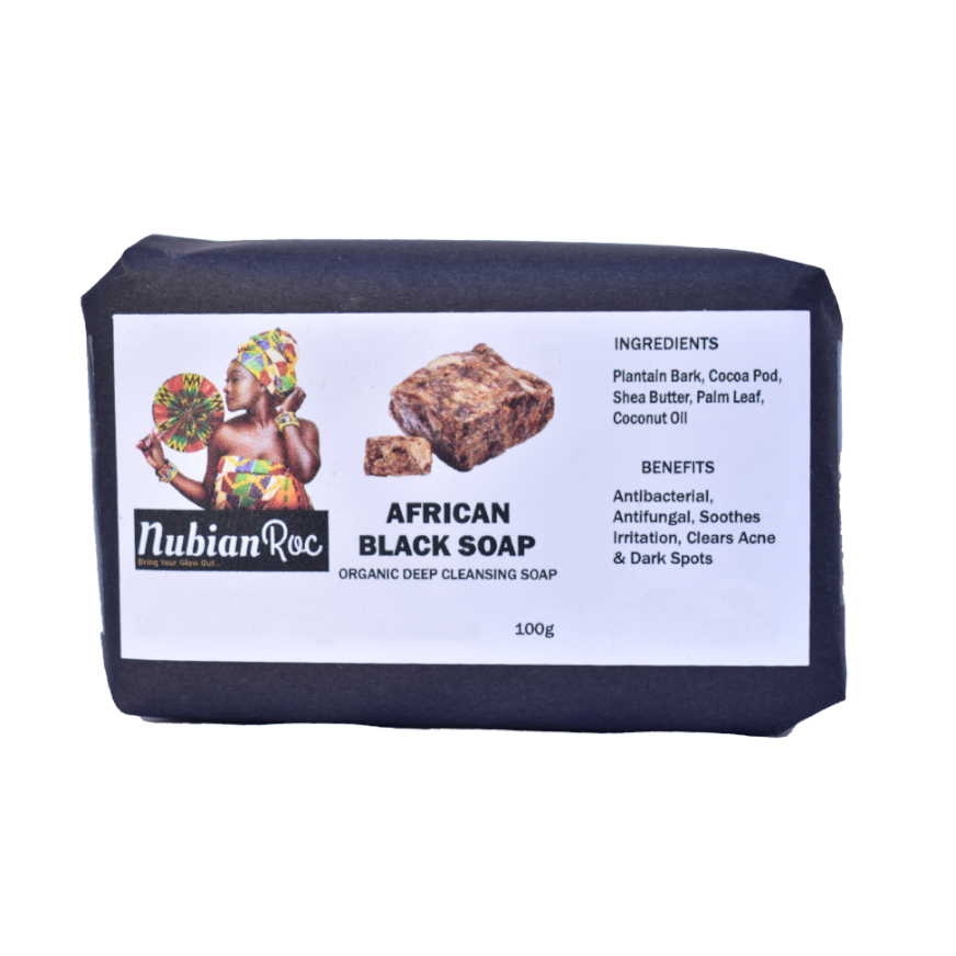 Organic Raw African Black Soap (100g) | CannaMart Organic Raw African Black Soap (100g) | CannaMart